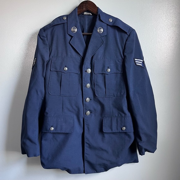 Jackets & Coats | Mens Air Force Dress Blues Service Jacket | Poshmark